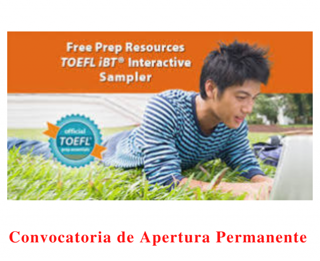 TOEFL iBT Interactive Sampler – Subsecretaría de Relaciones Internacionales